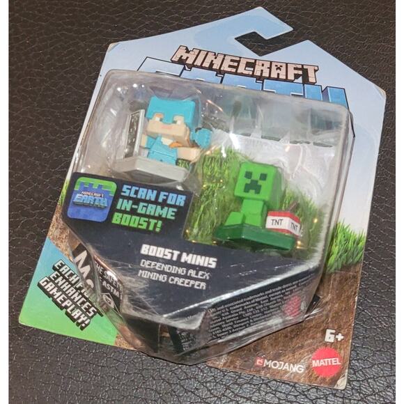 Mattel | Toys | Minecraft Earth Boost Mini Defending Alex And Mining ...